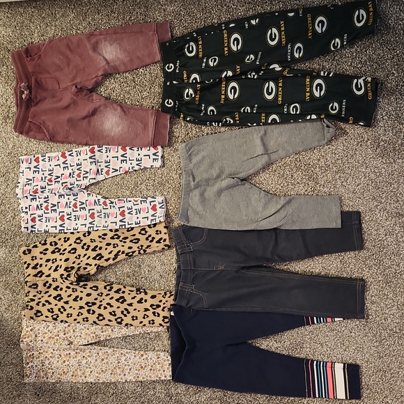 Bottoms | 2t Leggings Bundle | Poshmark